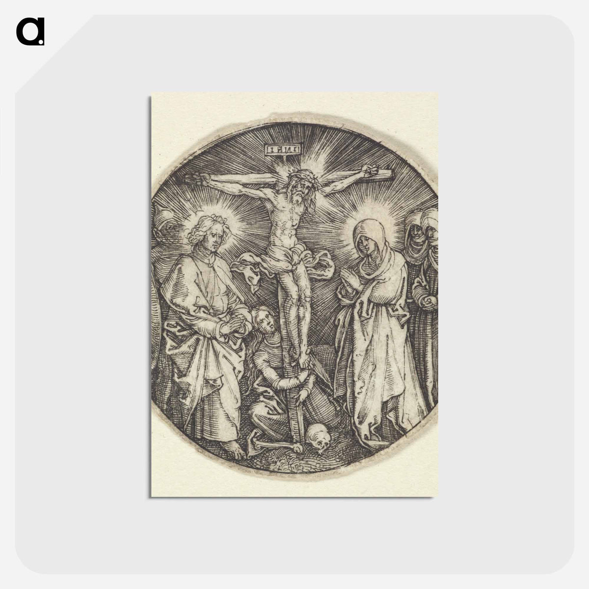 Albrecht Durer(アルブレヒト デューラー) - The Small Crucifixion - アルブレヒト デューラー Postcard. - artgraph.【名画・名作 ...