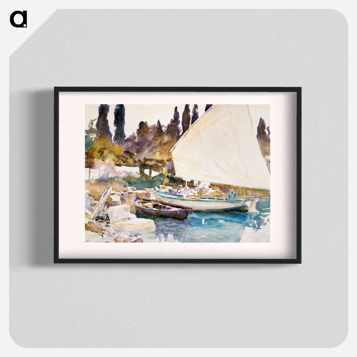 John Singer Sargent - Boats - John Singer Sargent Poster. - artgraph ...