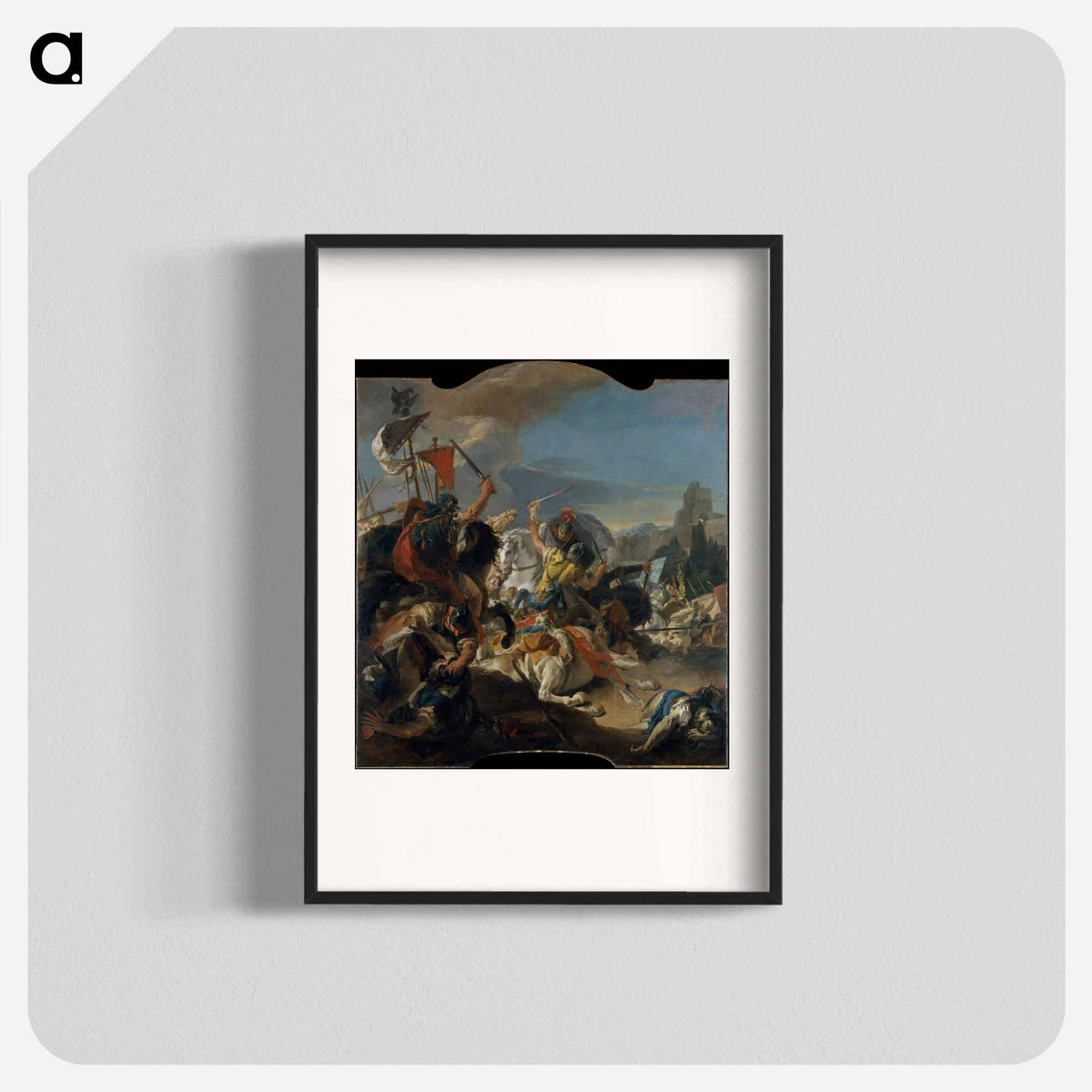 Giovanni Battista Tiepolo(ジョバンニ バティスタ ティエポロ)のThe Battle of Vercellae ...