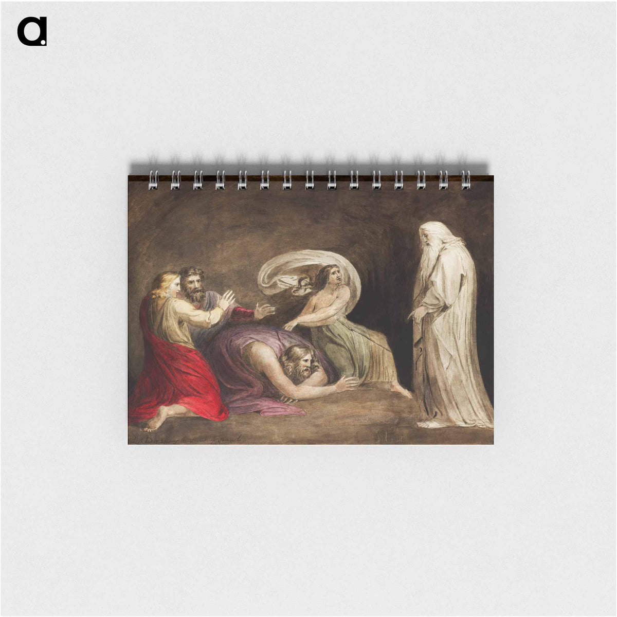 William Blake(ウィリアム ブレイク)のWitch of Endor raising the spirit of Samuel ...