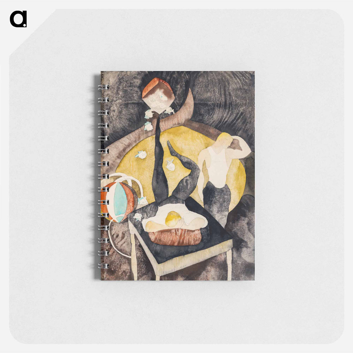 Charles Demuth(チャールズ デムス)のIn Vaudeville: Two Acrobat-Jugglers - チャールズ デ ...