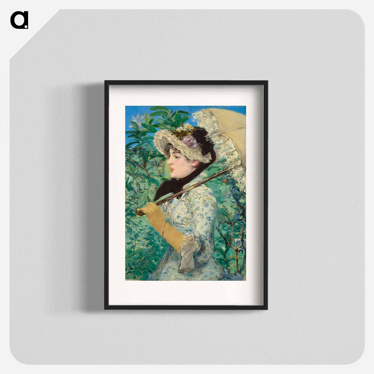 Edouard Manet(エドゥアール マネ)のJeanne Spring - エドゥアール マネ Poster. - artgraph ...