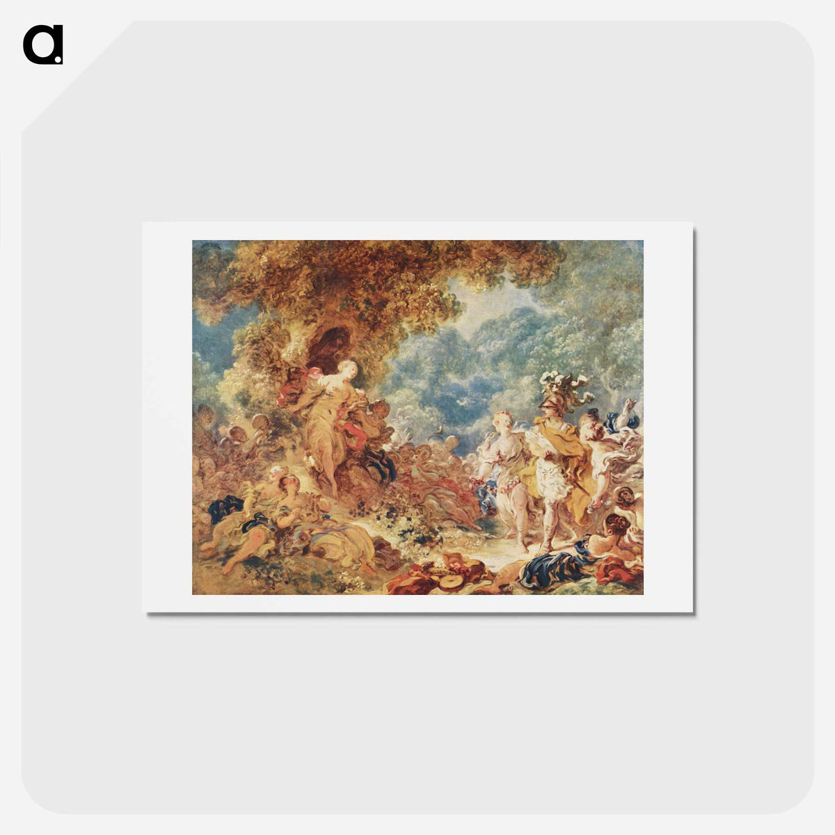 Jean Honore Fragonard's Rinaldo in the garden of the palace of Armida ...