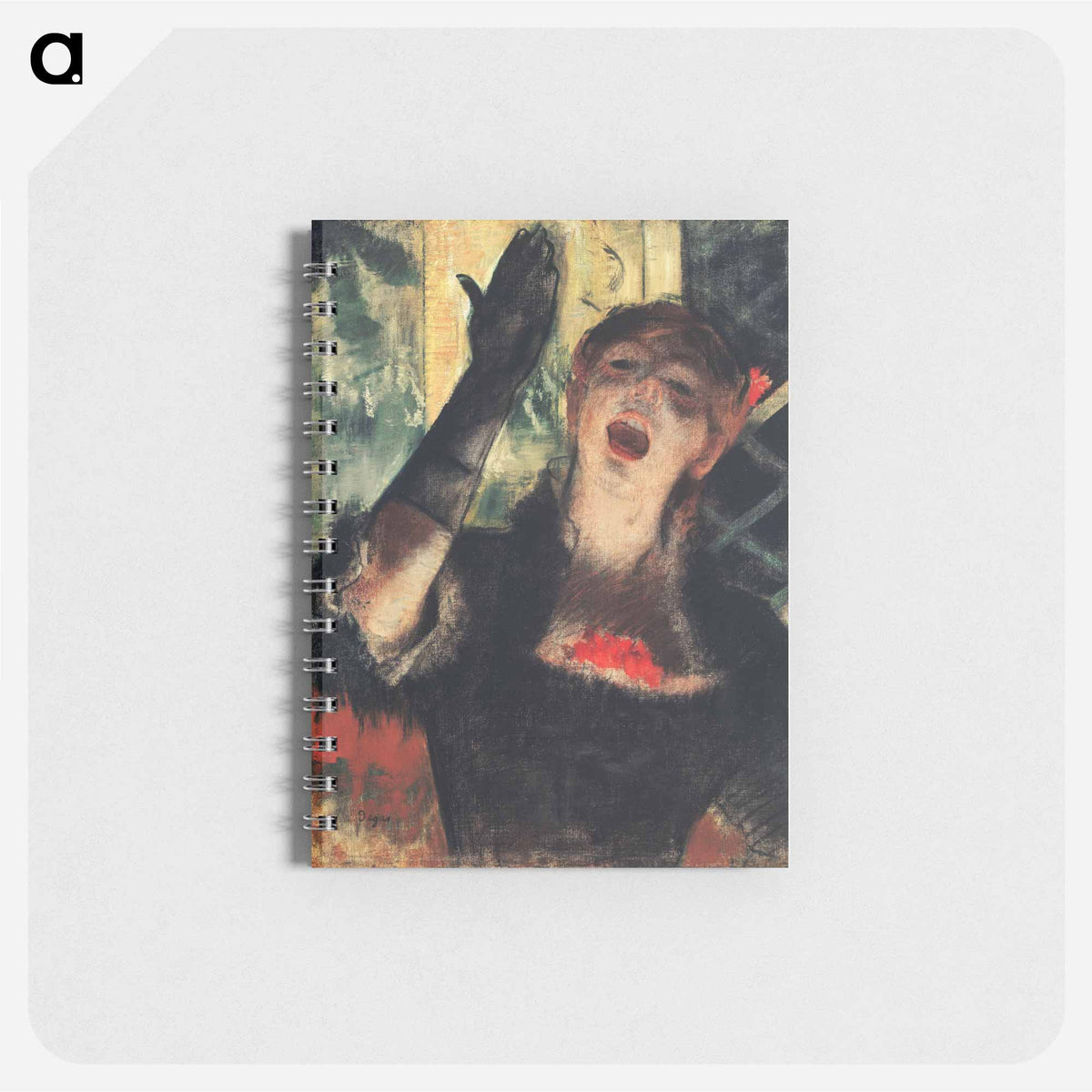 Edgar Degas(エドガー ドガ)のCafé Singer - エドガー ドガ Memo. - artgraph.【美術館品質のアート ...