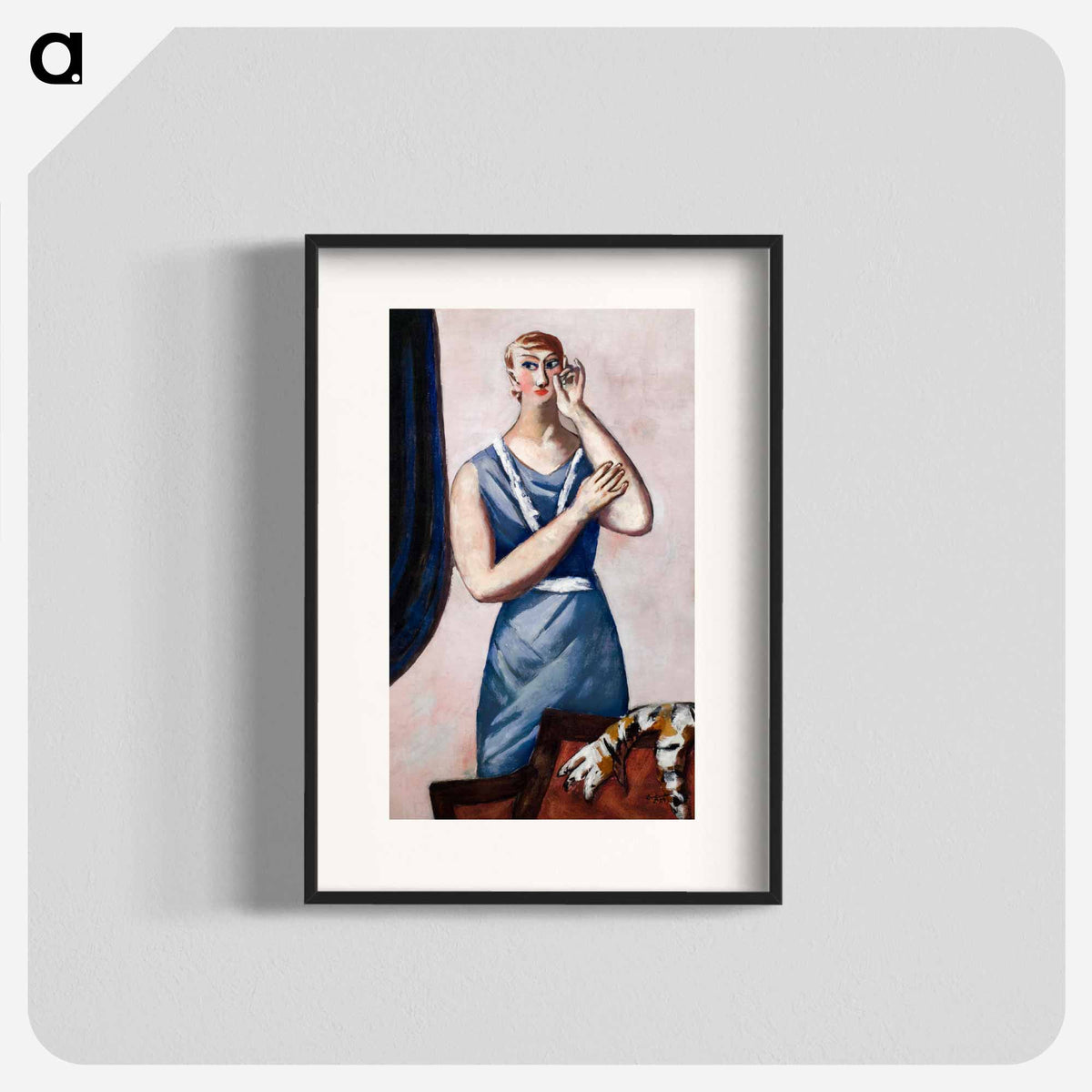 Max Beckmann(マックス ベックマン)のValentine Tessier - マックス ベックマン Poster ...