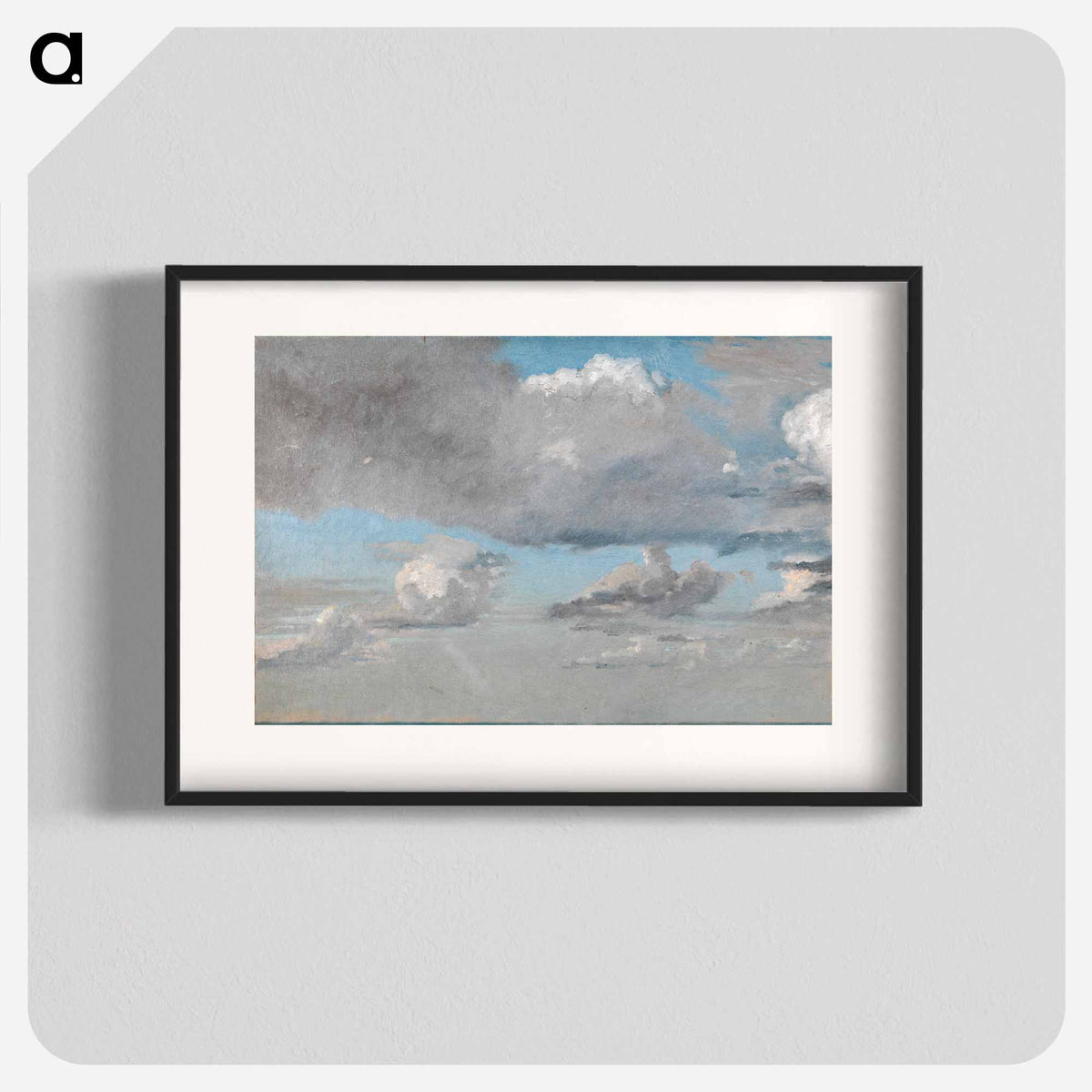 Christen Kobke(クリステン ケプケ)のAerial study - クリステン ケプケ Poster. - artgraph ...