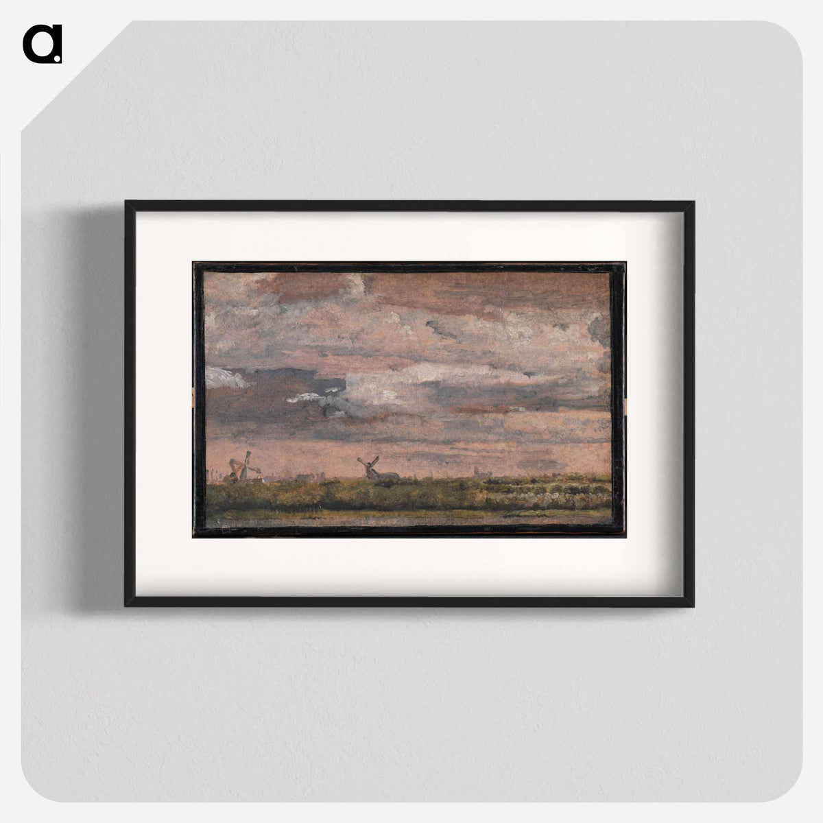 Christen Kobke(クリステン ケプケ) - View Near Copenhagen - クリステン ケプケ Poster ...