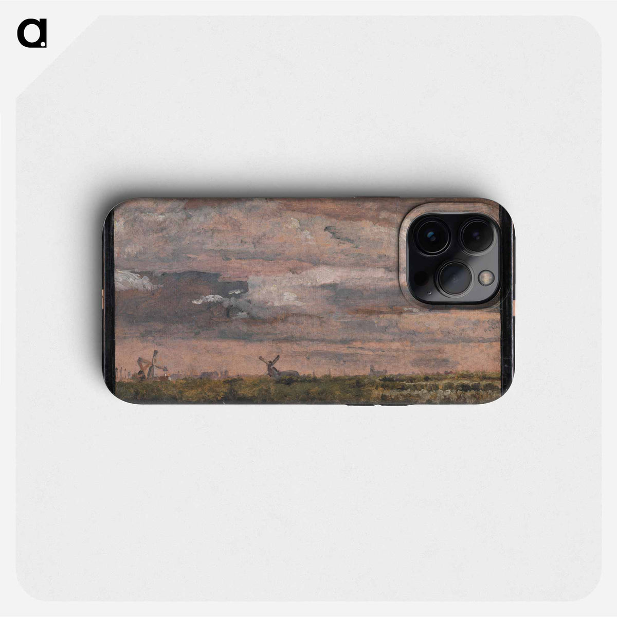 Christen Kobke(クリステン ケプケ)のView Near Copenhagen - クリステン ケプケ Phone Case ...