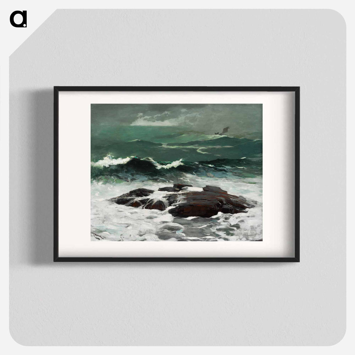 Winslow Homer - Summer Squall - Winslow Homer Poster. - artgraph. [A ...