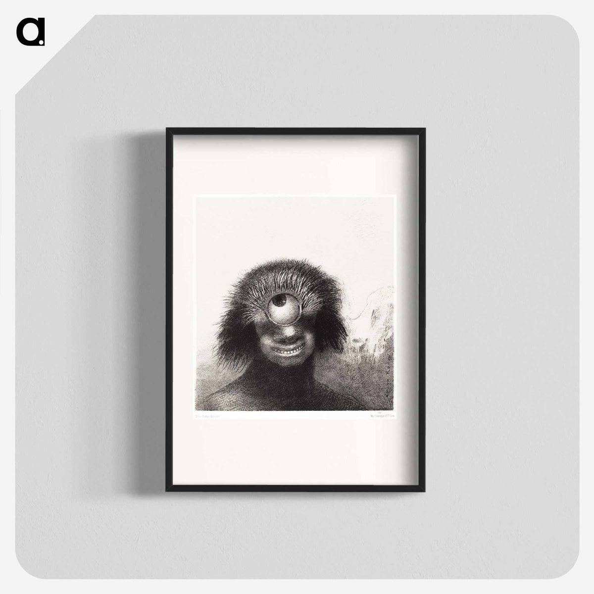 Odilon Redon - The Deformed Polyp Floated on the Shores, a Sort of ...