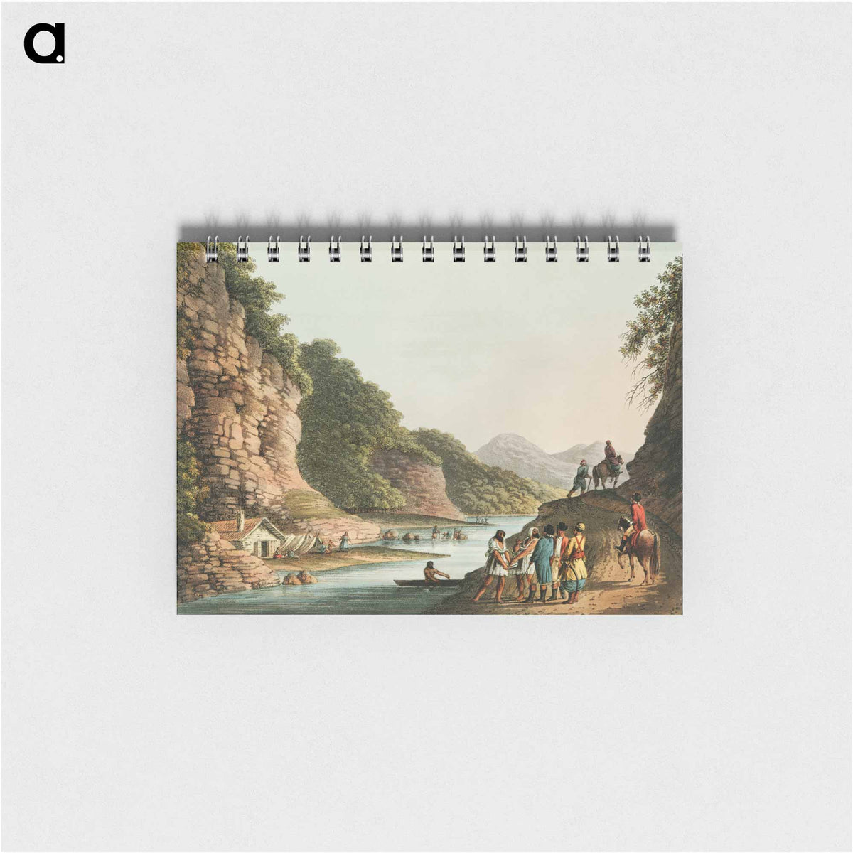 Views in the Ottoman Dominions(オスマン帝国領内の景色)のView on the Aluta - オスマン帝国領 ...