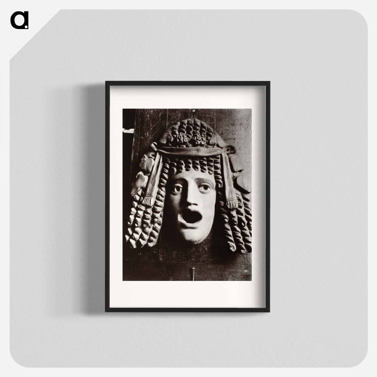 Eugene Atget(ウジェーヌ アジェ)のMasque Antique - ウジェーヌ アジェ Poster. - artgraph ...