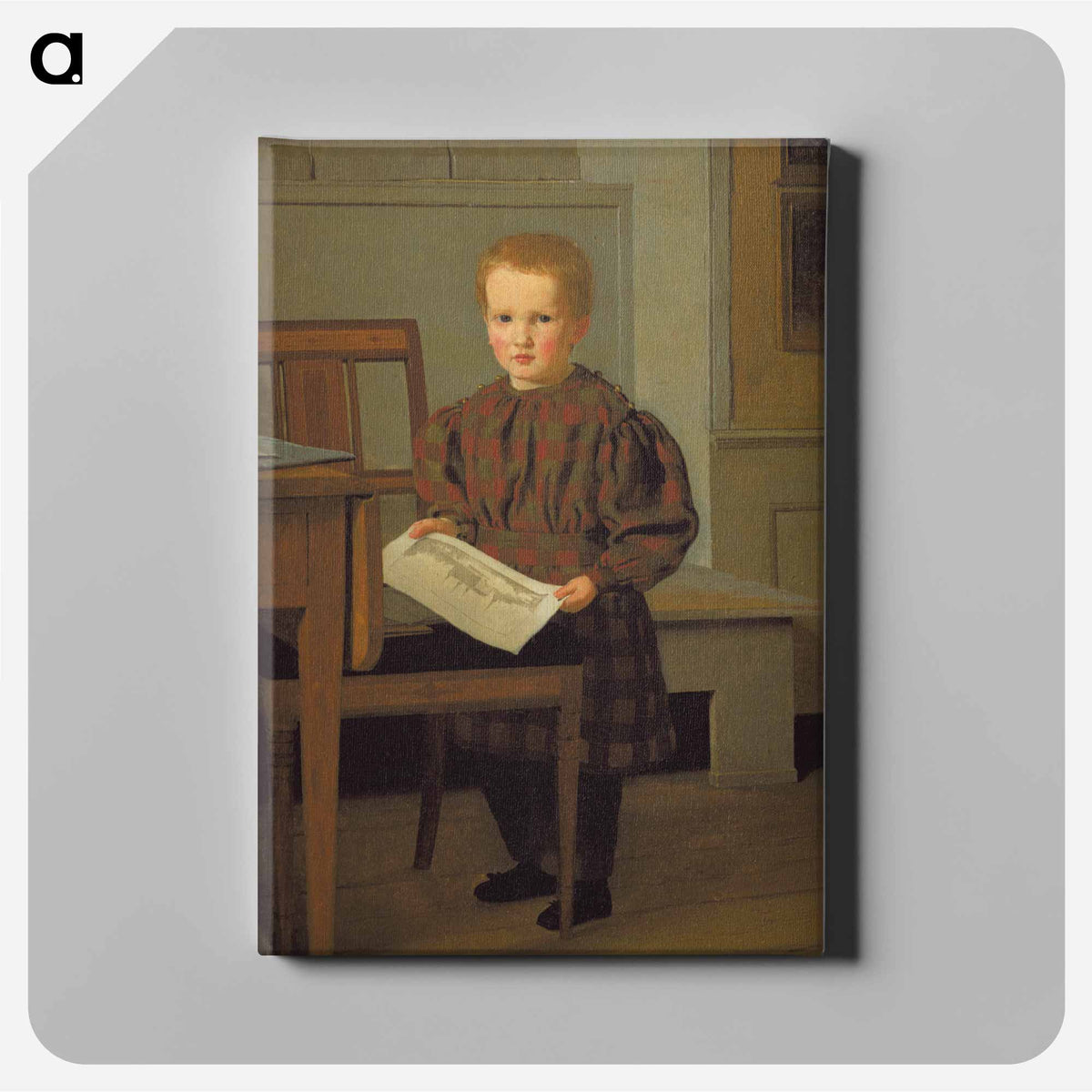 Christen Kobke(クリステン ケプケ)のThe Painter C.W. - クリステン ケプケ Canvas ...