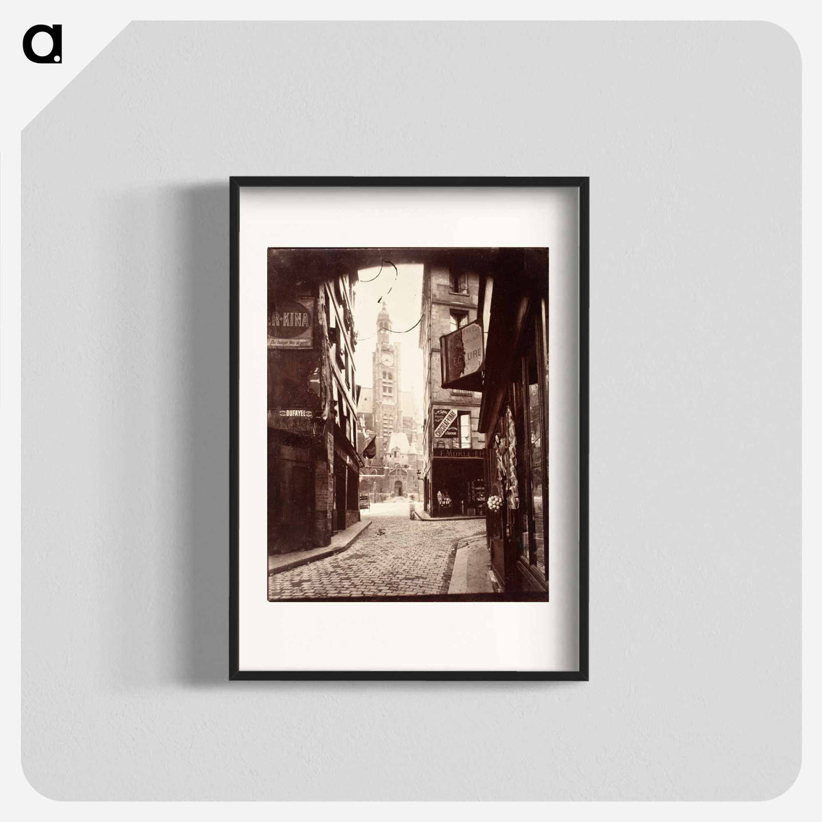 Rue De La Montagne Au Geneve - ウジェーヌ アジェ Poster. – artgraph.