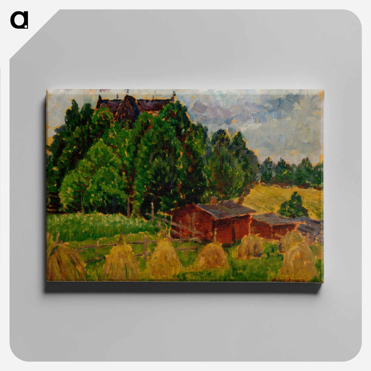 Alfred William Finch(アルフレッド ウィリアム フィンチ)のLandscape from padasjoki ...