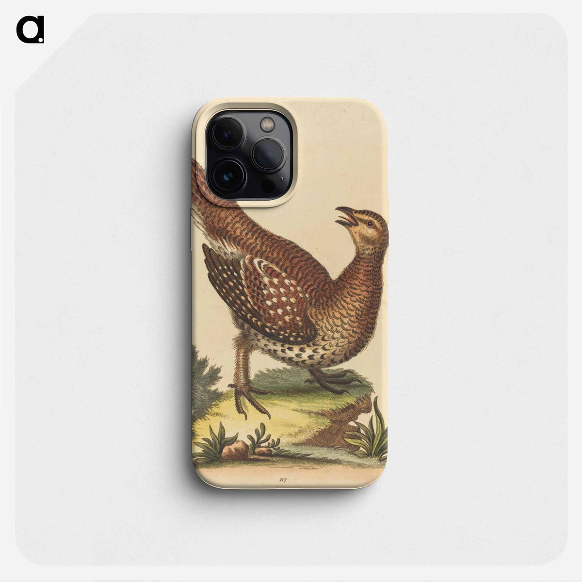 George Edwards(ジョージ エドワーズ)のBrown Speckled Bird - ジョージ エドワーズ Phone Case ...