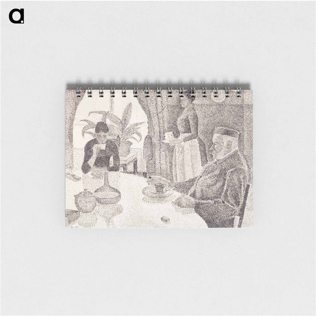 Paul Signac(ポール シニャック)のThe Dining Room - ポール シニャック Memo. - artgraph ...