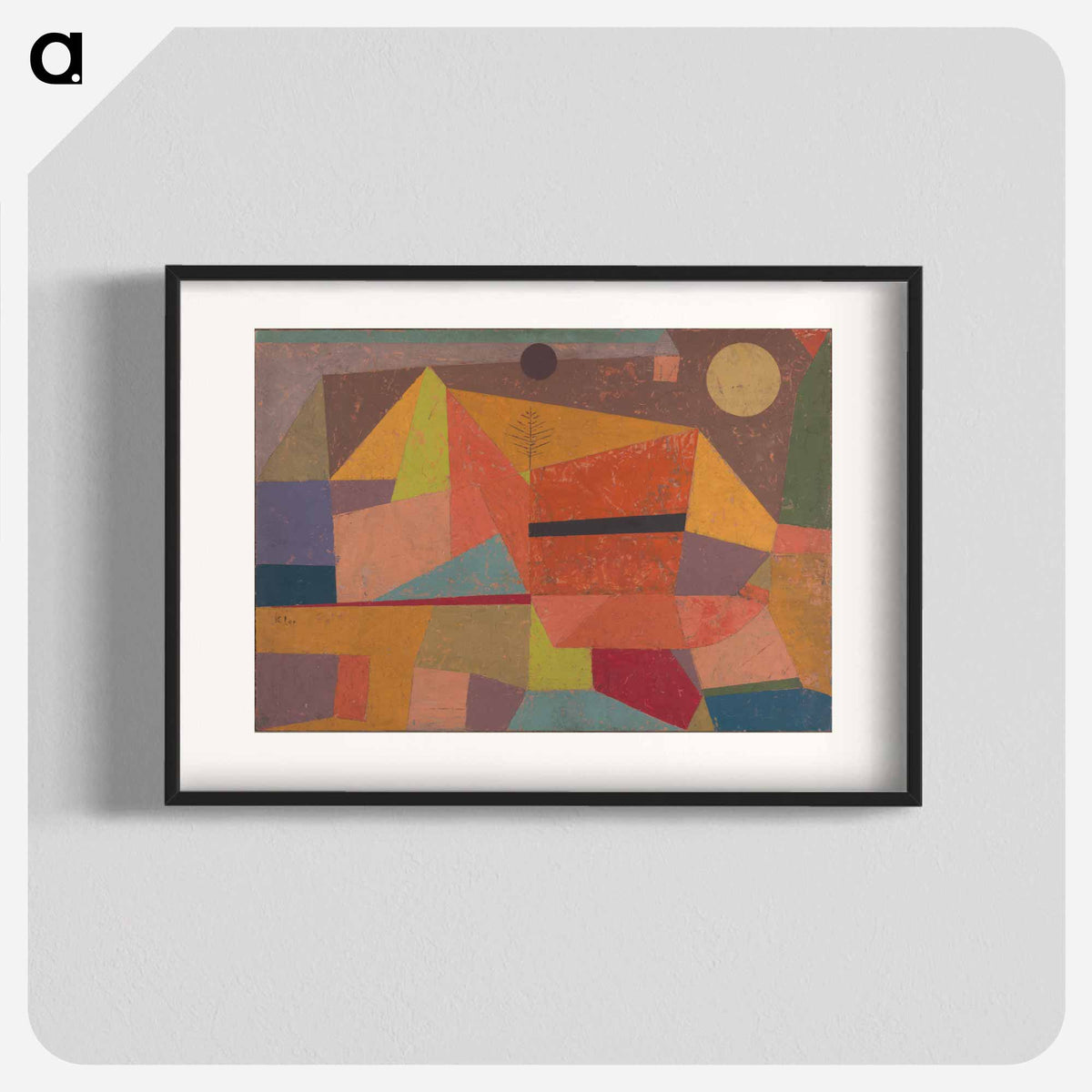 Yale University Art Gallery(イェール大学アートギャラリー)のHeitere Gebirgslandschaft ...