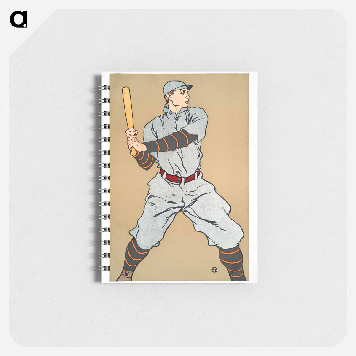 Edward Penfield(エドワード ペンフィールド)のBaseball Player Holding a Bat - エドワード ...