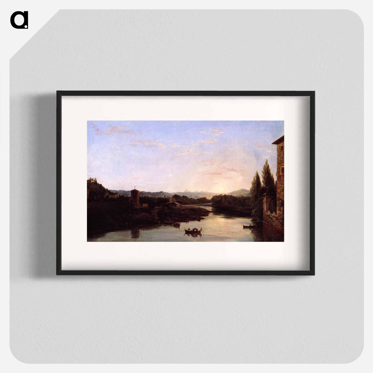 Thomas Cole's View of the Arno - Thomas Cole Poster. - artgraph. [A ...