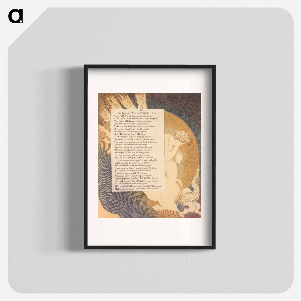 William Blake - The Sun Beheld it -- No, the Shocking Scene - William ...