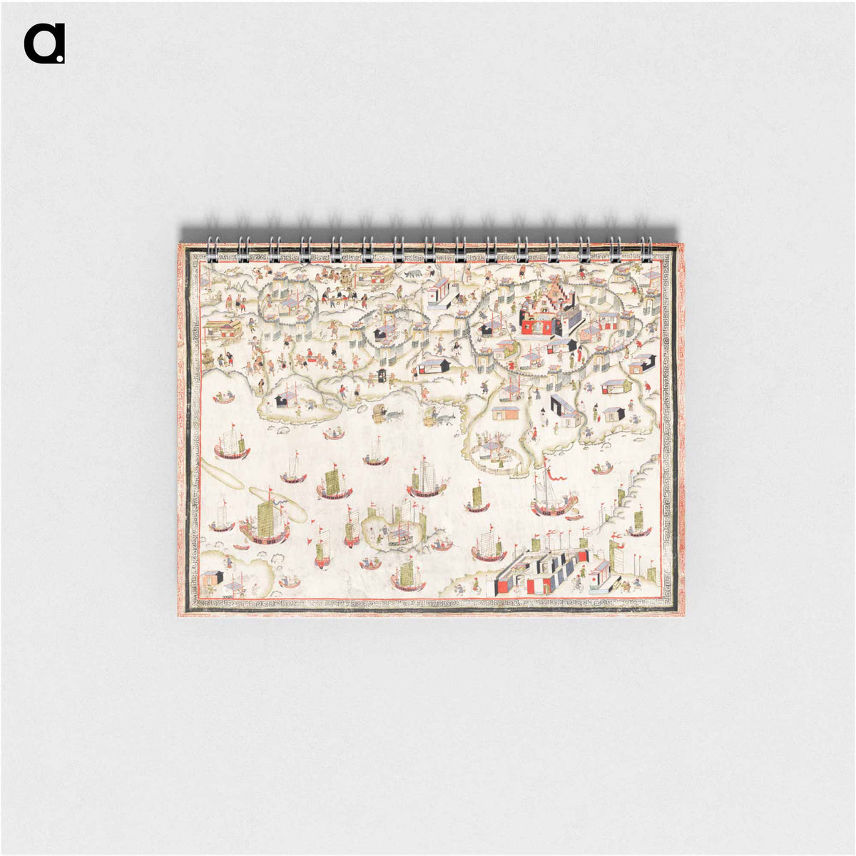 Antique Maps(アンティーク地図)のForts Zeelandia and Provintia and the City of ...