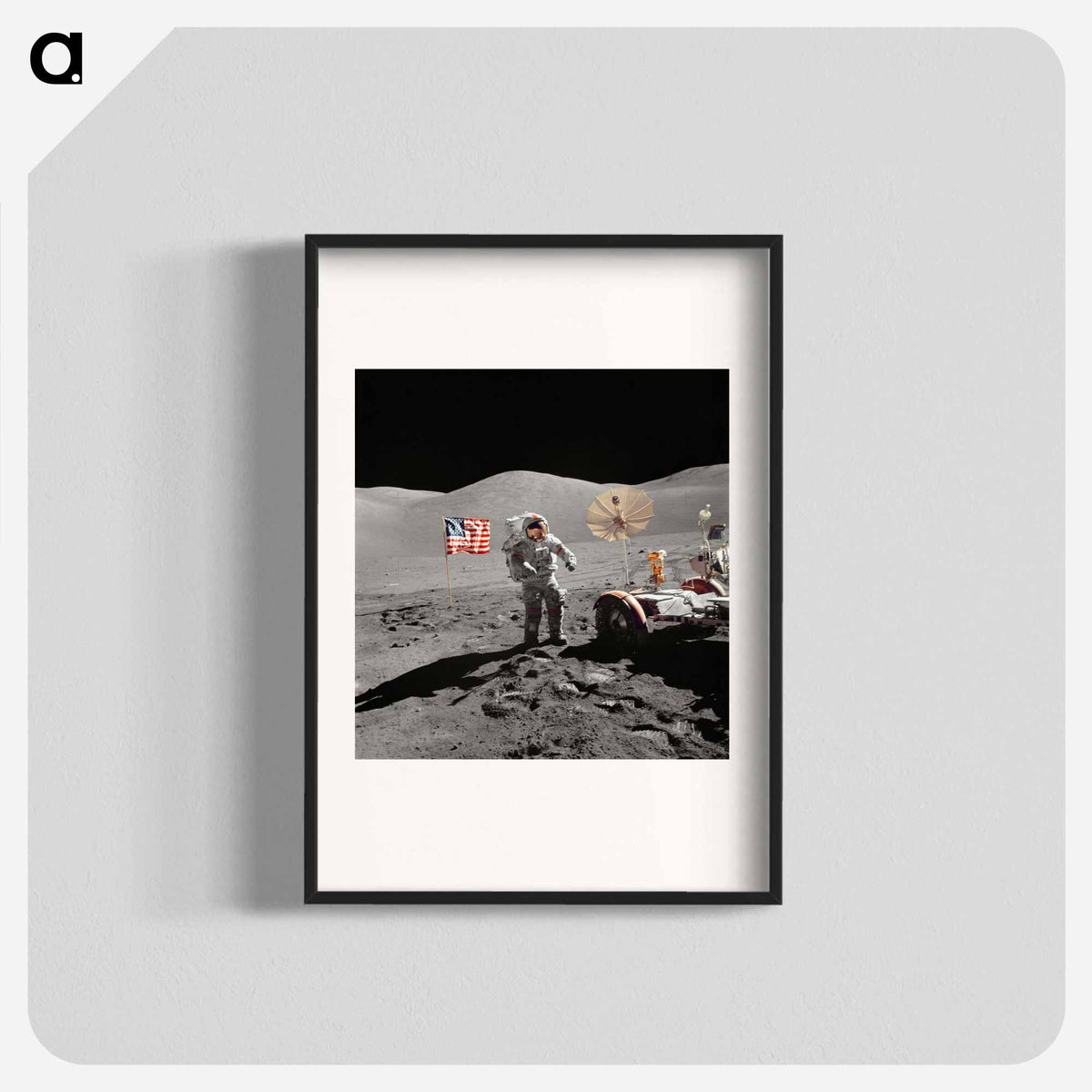 Apollo 17 - Apollo Moon Landing Poster. - artgraph. [A site where you ...