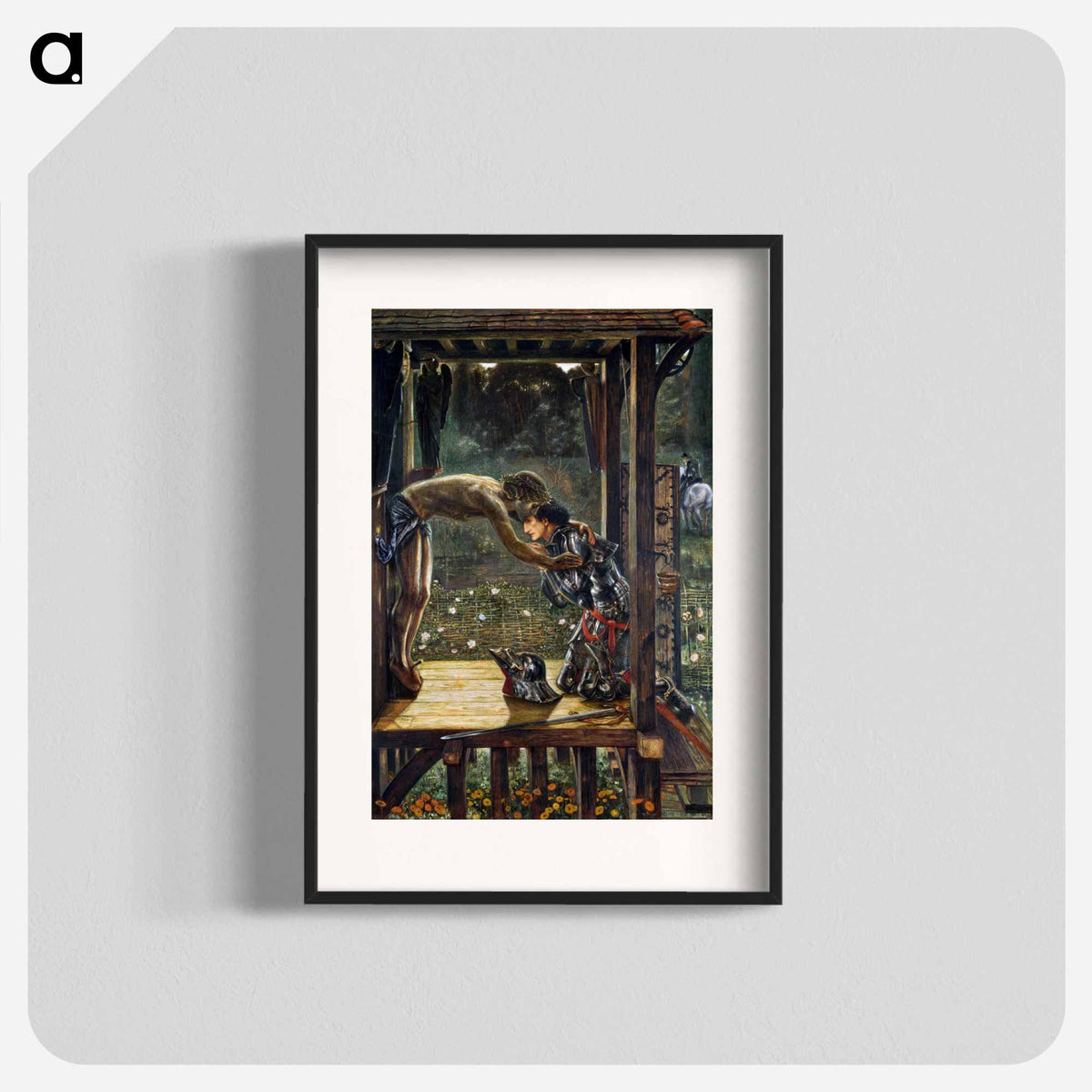 Edward Burne Jones(エドワード バーン ジョーンズ)のThe Merciful Knight - エドワード バーン ...