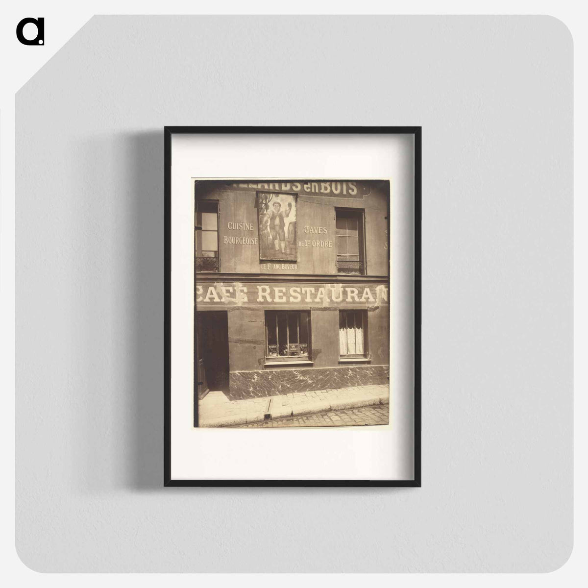 Montmartre, au Franc-Buveur - ウジェーヌ アジェ Poster. – artgraph.