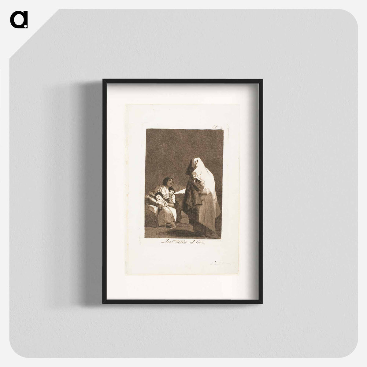 Francisco de Goya - Here Comes the Bogeyman - Francisco de Goya Poster ...