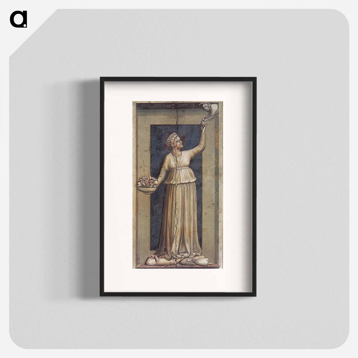 Giotto di Bondone Charity - Giotto di Bondone Poster. - artgraph. [A ...