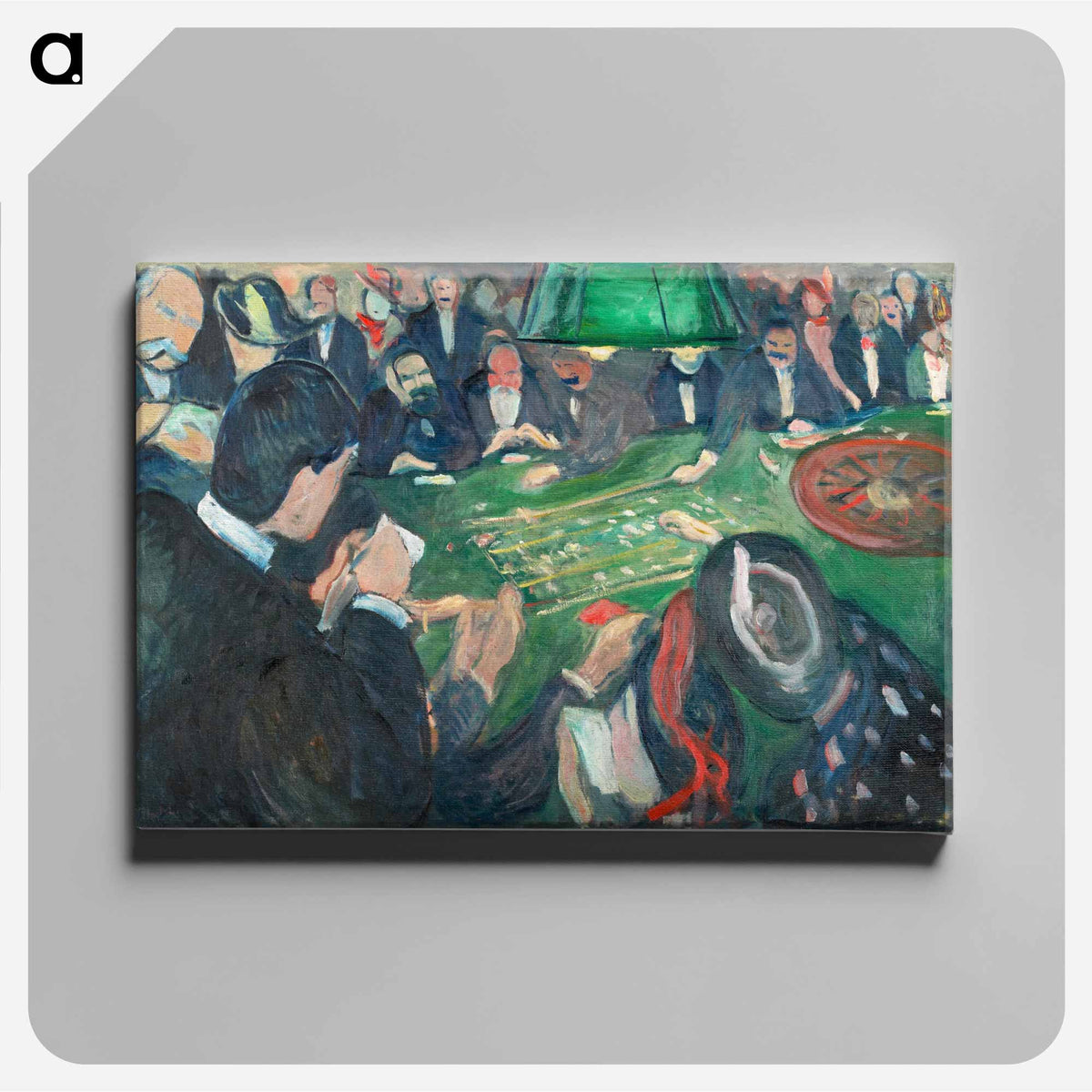 Edvard Munch's "At the Roulette Table in Monte Carlo" - Edvard Munch ...