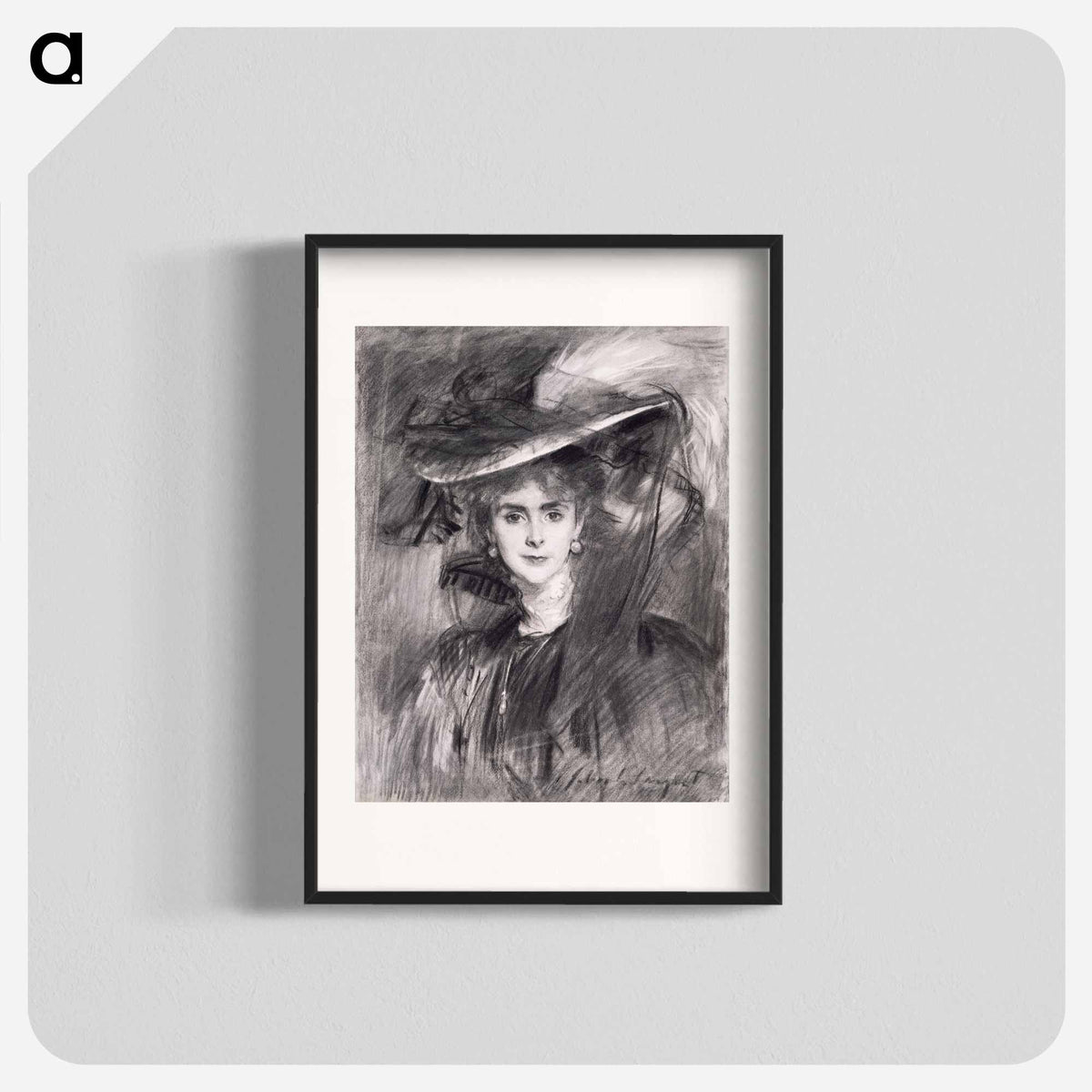 John Singer Sargent - Portrait of the Baroness de Meyer - John Singer ...