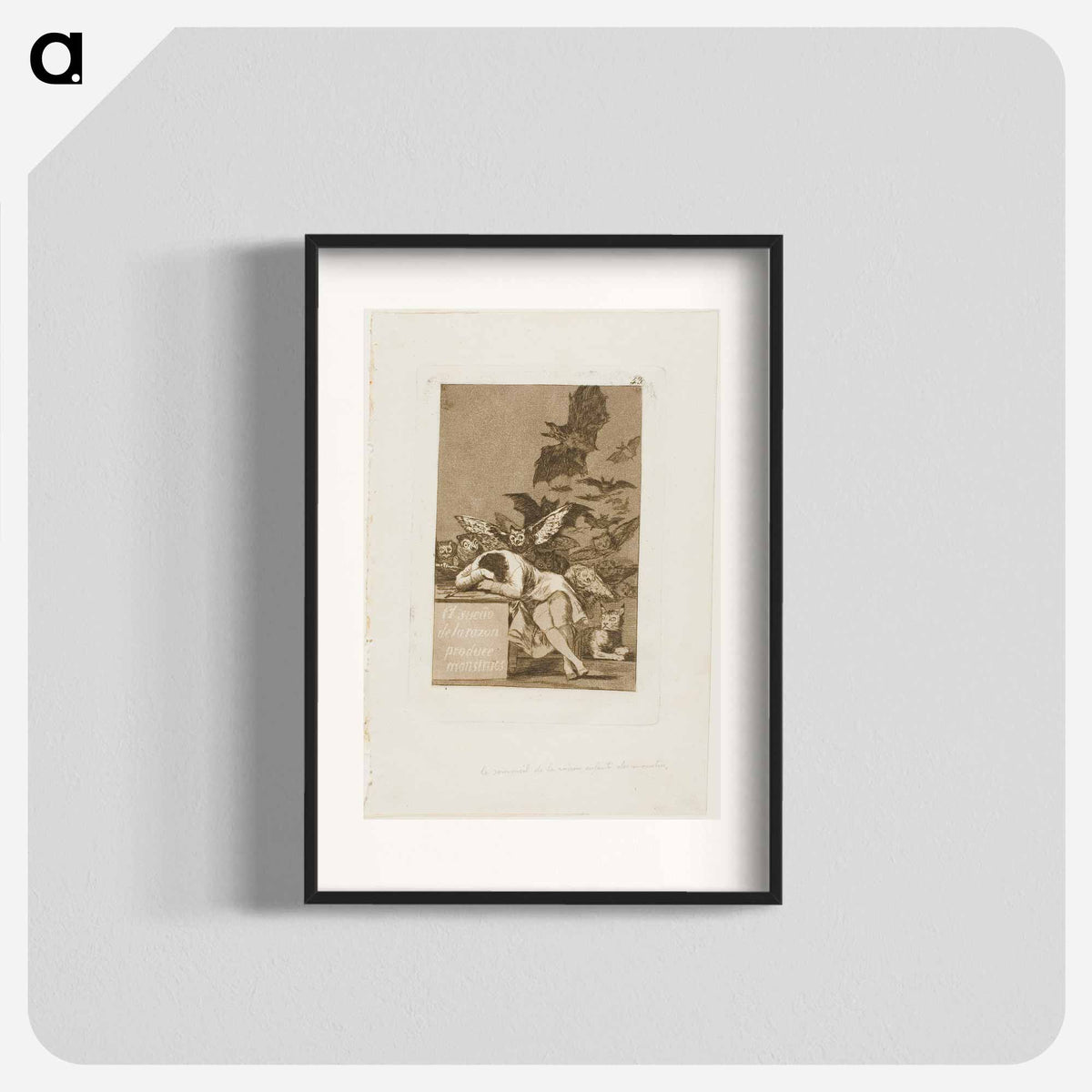 Francisco de Goya - The Sleep of Reason Produces Monsters - Francisco ...