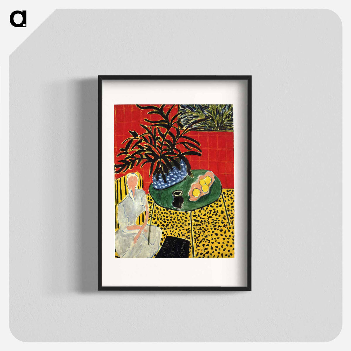 Henri Matisse(アンリ マティス)のInterior with Black Fern - アンリ マティス Poster ...