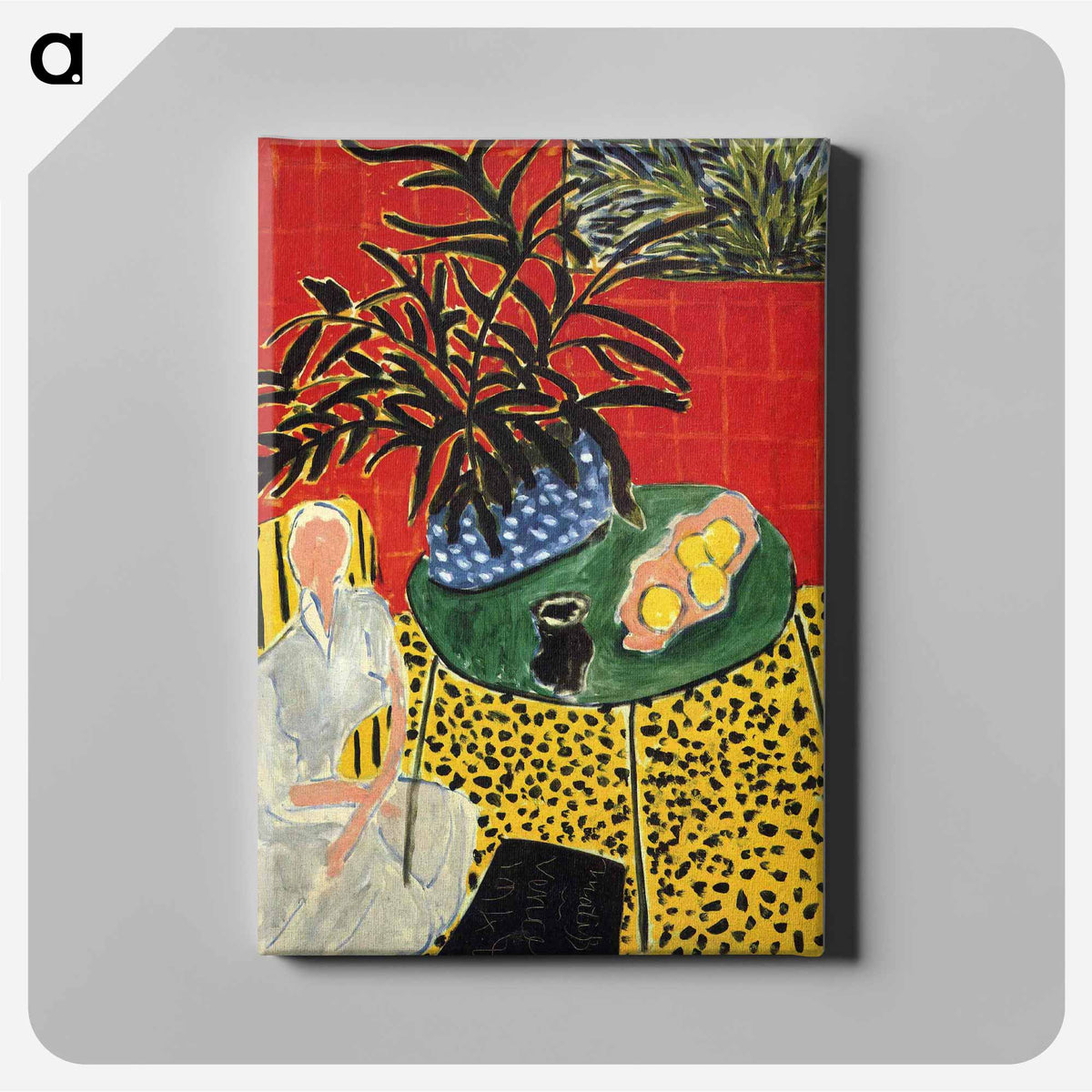Henri Matisse(アンリ マティス)のInterior with Black Fern - アンリ マティス Canvas ...