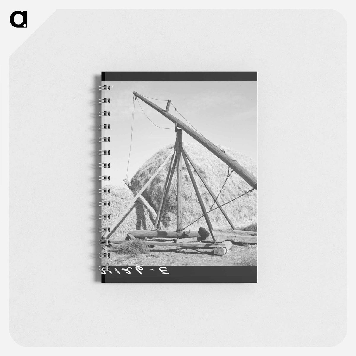 Dorothea Lange(ドロテア ラング)のHay Derrick in Oregon Landscape - ドロテア ラング ...