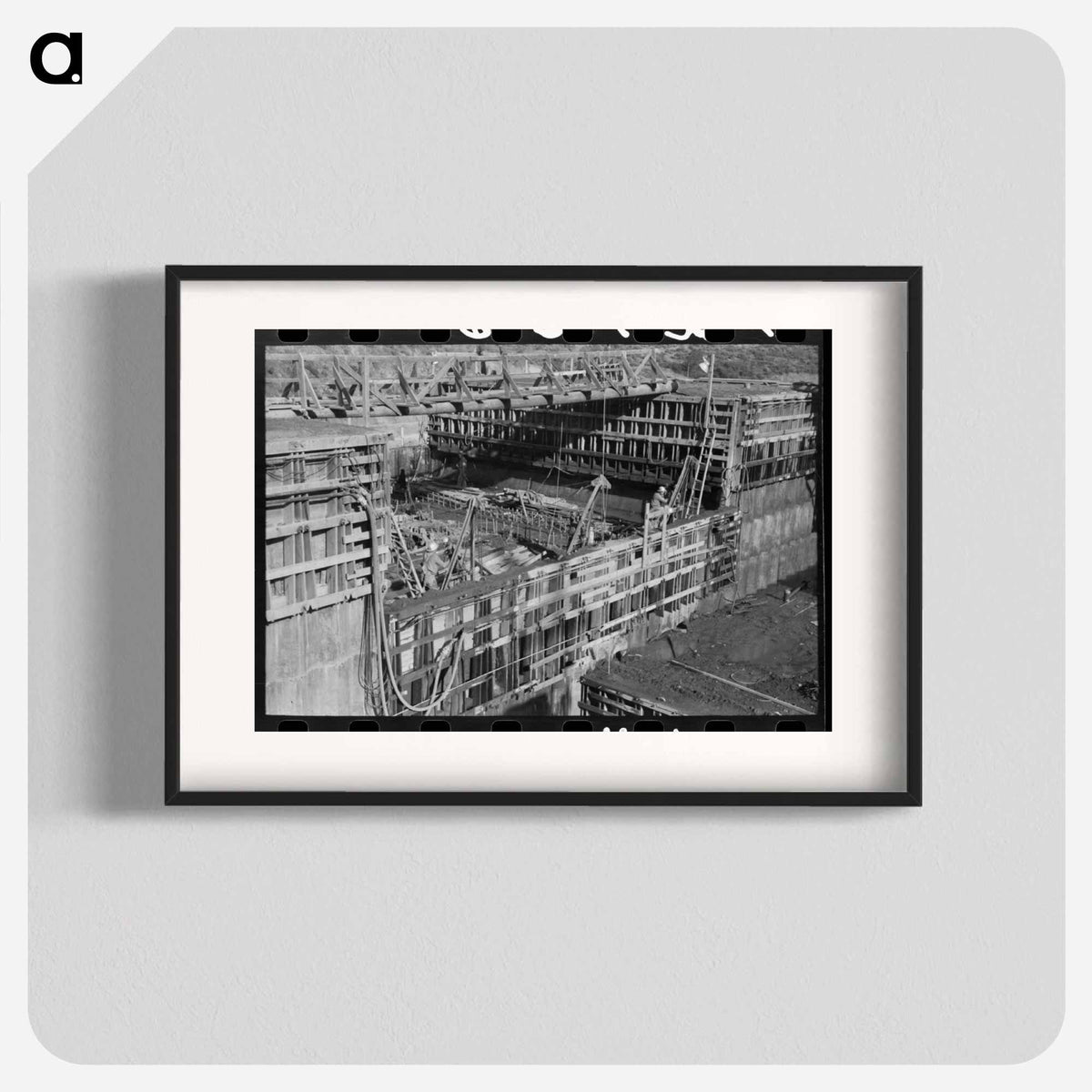 Shasta Dam Detail - ラッセル リー Poster. – artgraph.