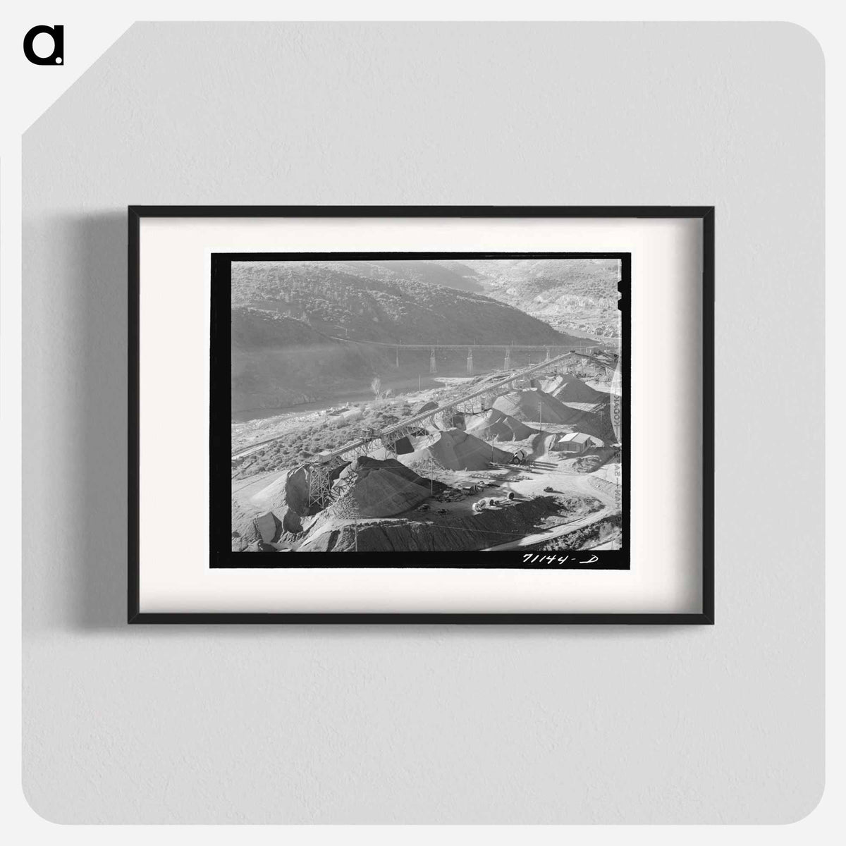 Gravel Conveyor, Shasta Dam - ラッセル リー Poster. – artgraph.