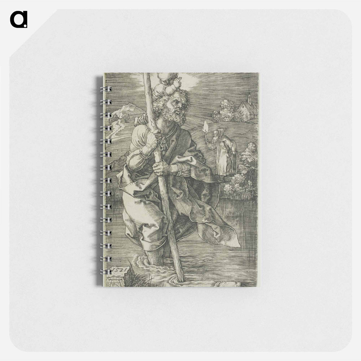 Albrecht Durer(アルブレヒト デューラー)のSt. Christopher Facing to the Right ...