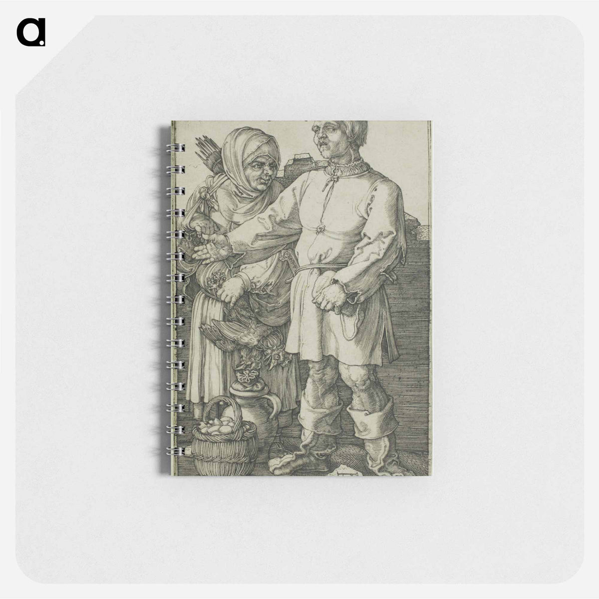Albrecht Durer(アルブレヒト デューラー)のThe Peasant and His Wife at Market ...