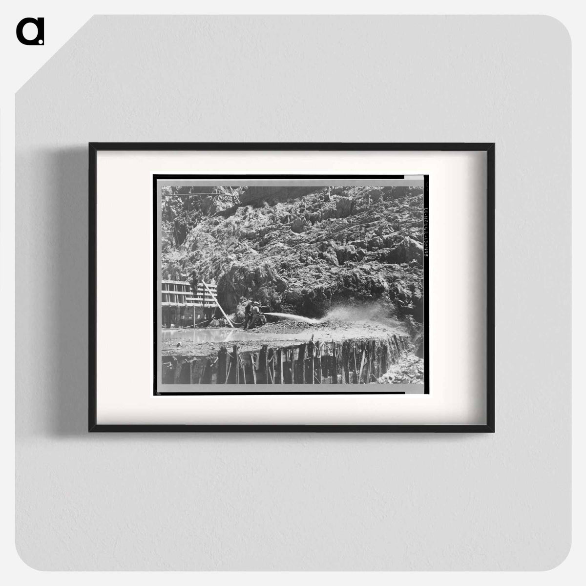 Russell Lee(ラッセル リー)のShasta Dam Construction - ラッセル リー Poster ...