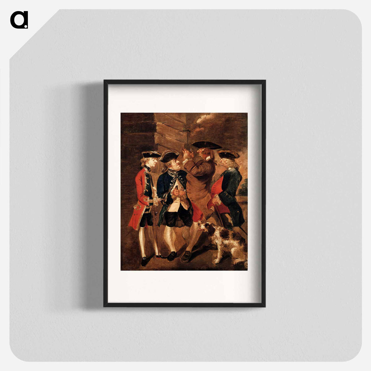 Portrait of Charles Turner, Sir William Lowther, Joseph Leeson and Mon ...