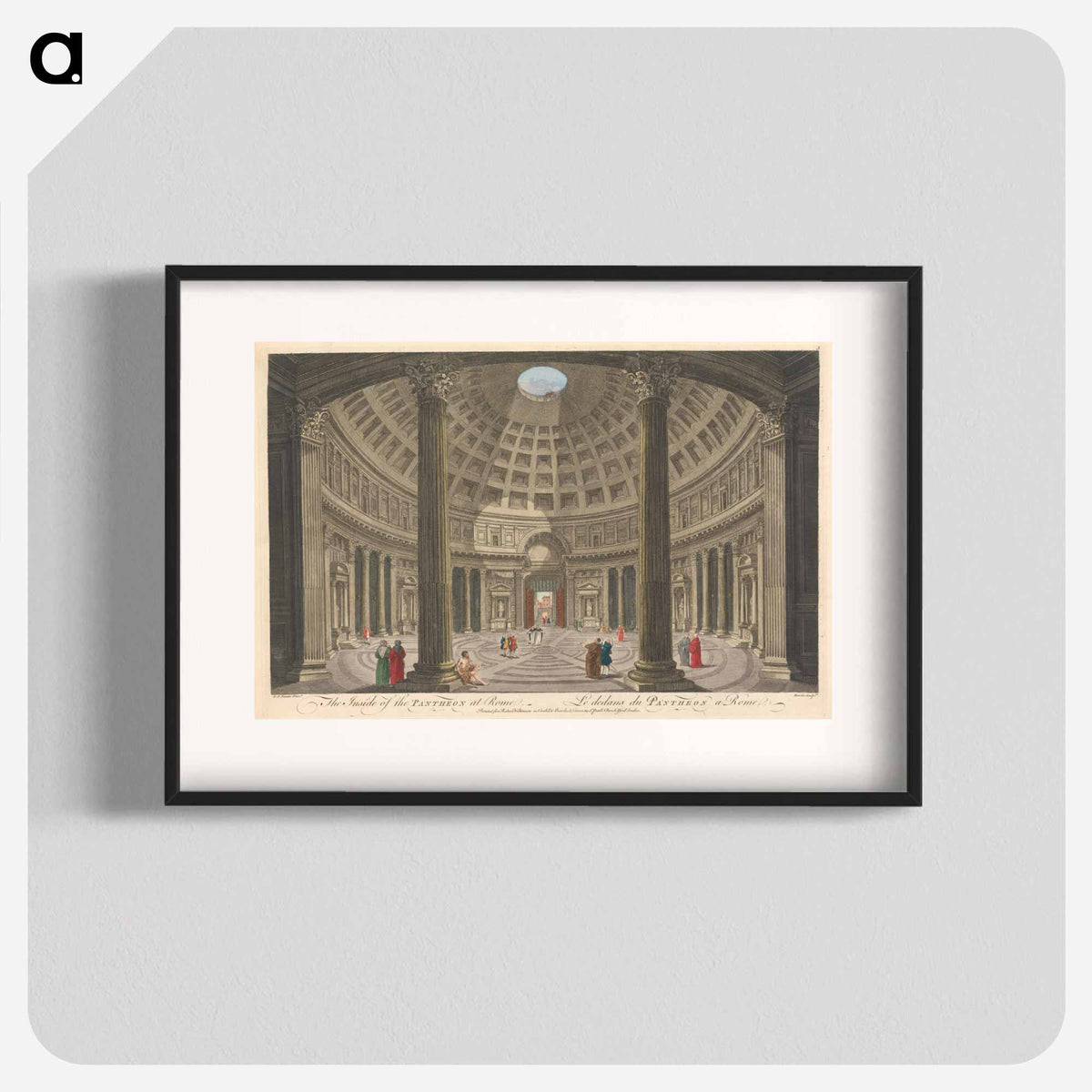 The Inside of the Pantheon at Rome by Yale University Art Gallery ...