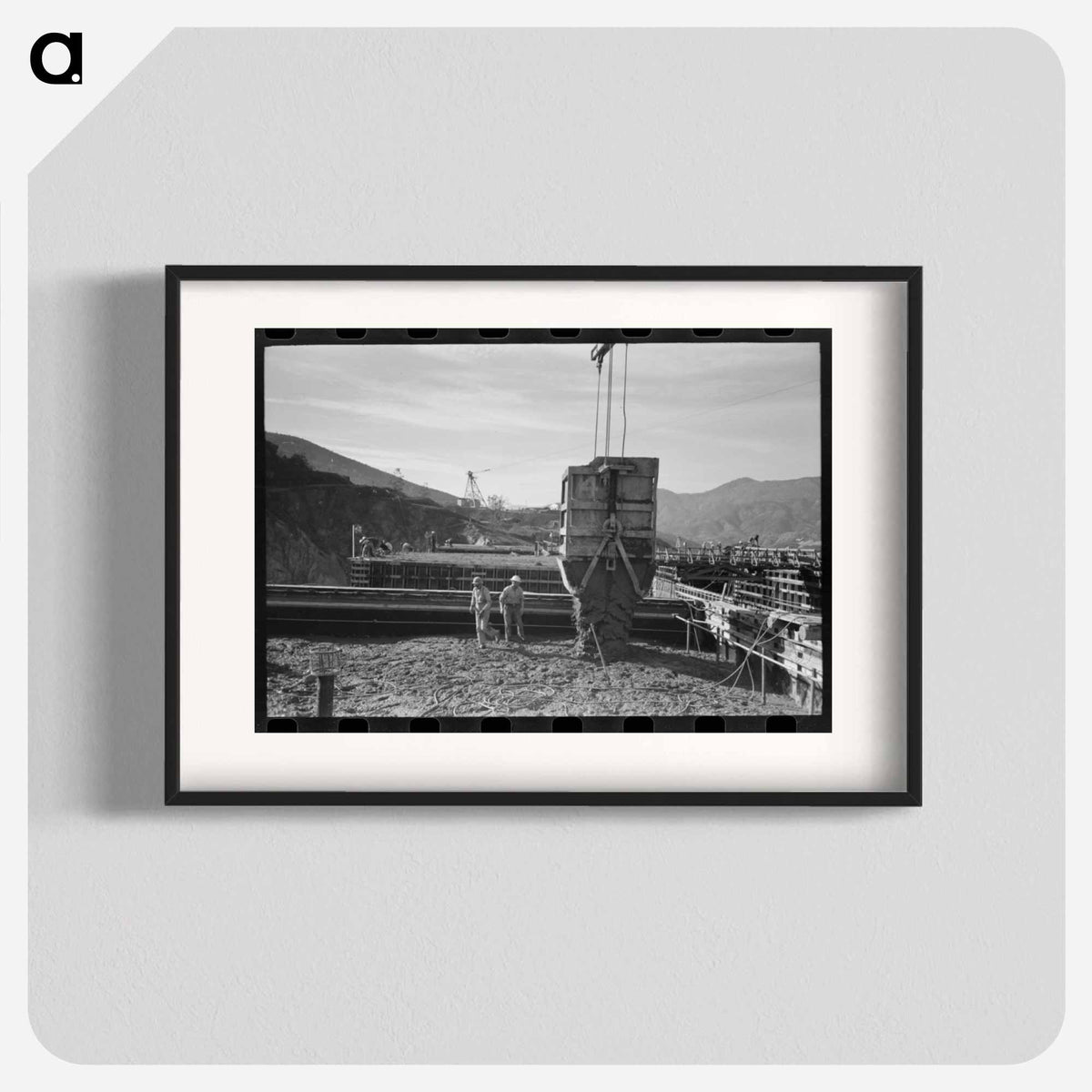 Shasta Dam Construction - ラッセル リー Poster. – artgraph.