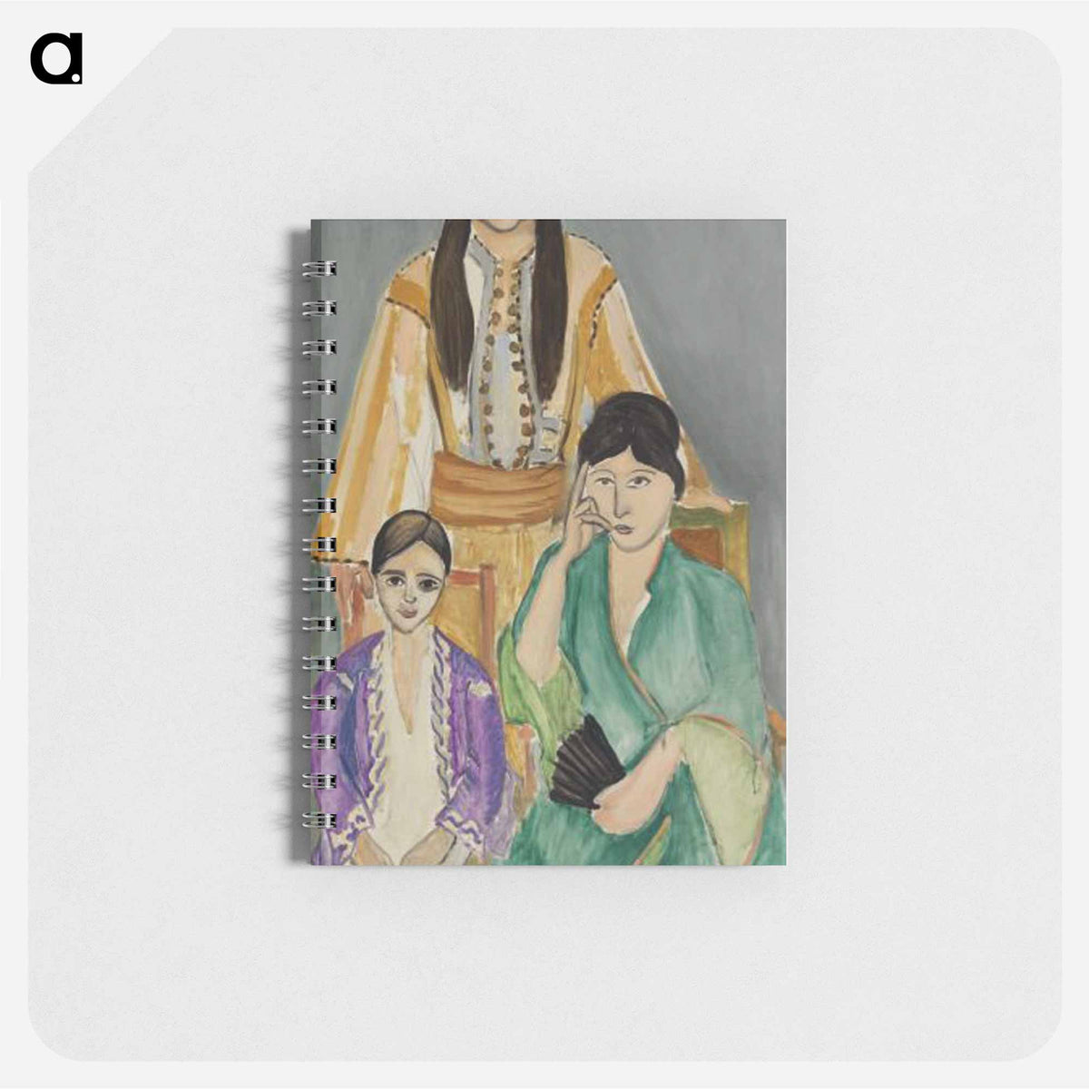 Henri Matisse(アンリ マティス)のThree Sisters with Grey Background - アンリ マティス ...