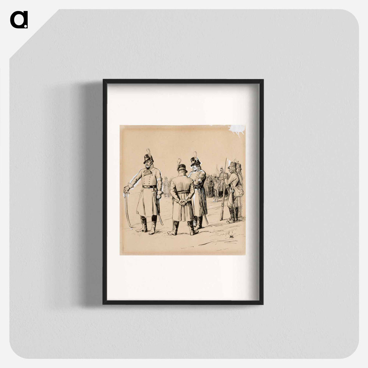 Albert Edelfelt(アルバート エーデルフェルト)のgrönhagen miettii, kylmä on von kothen ...