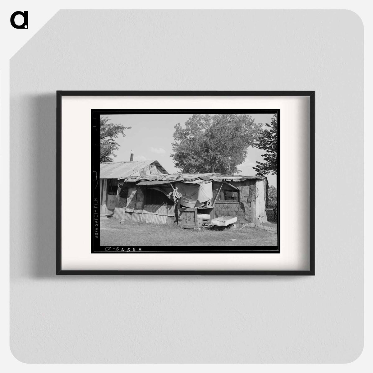 Russell Lee(ラッセル リー)のOklahoma Shack Home - ラッセル リー Poster. - artgraph ...
